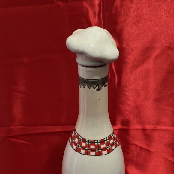 Bella Casa by Ganz | Kitchen | Vintage Cruet Chef Shape Vinegar Or Oil ...